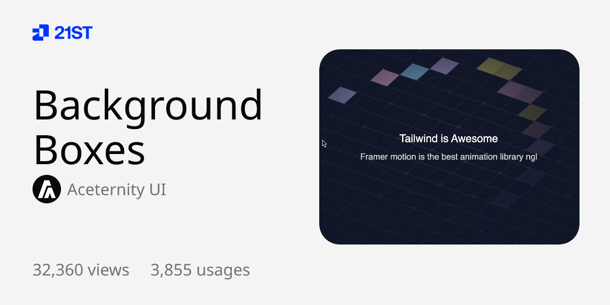 21st.dev - Discover, share, and craft UI components