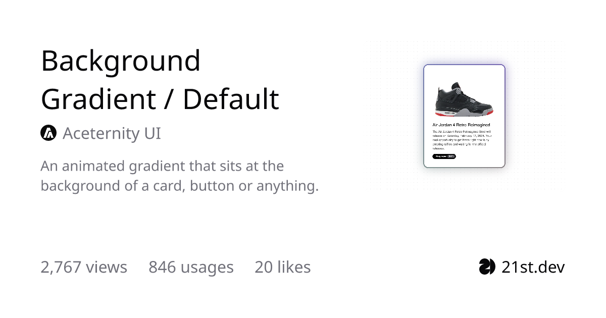 21st.dev - Discover, share, and craft UI components 21st.dev - Discover, share, and craft UI components