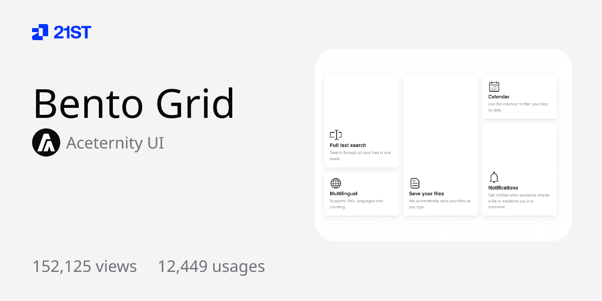 21st.dev - Discover, share, and craft UI components