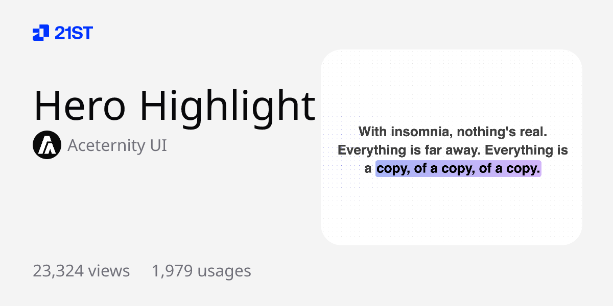 21st.dev - Discover, share, and craft UI components
