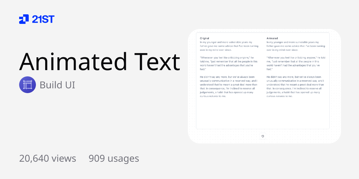 21st.dev - Discover, share, and craft UI components