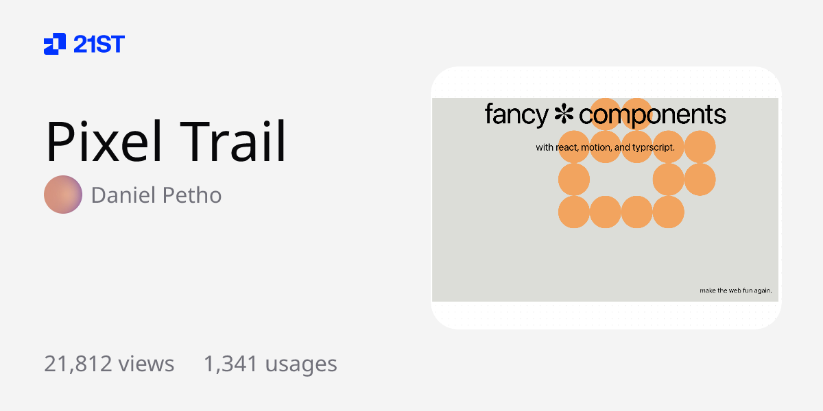 21st.dev - The NPM for Design Engineers