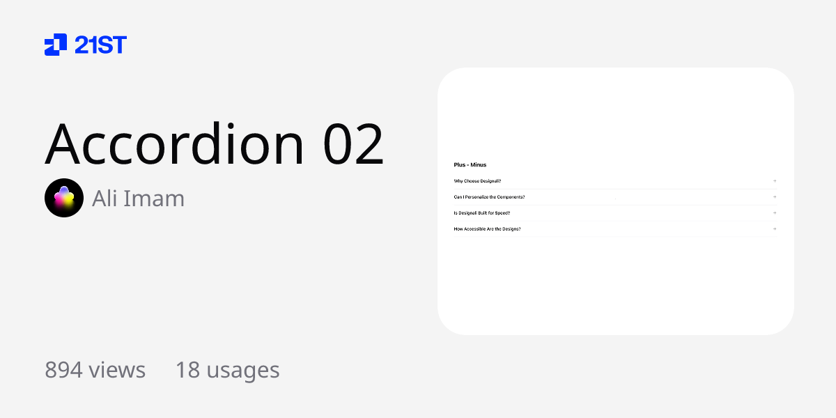 21st.dev - The NPM for Design Engineers
