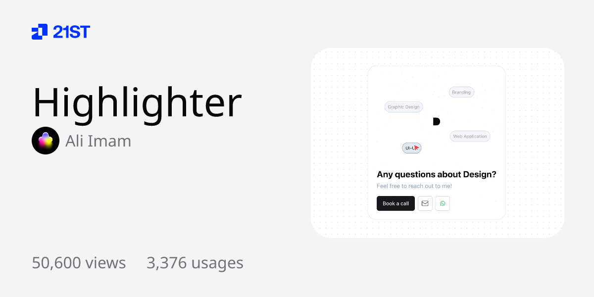 21st.dev - Discover, share, and craft UI components