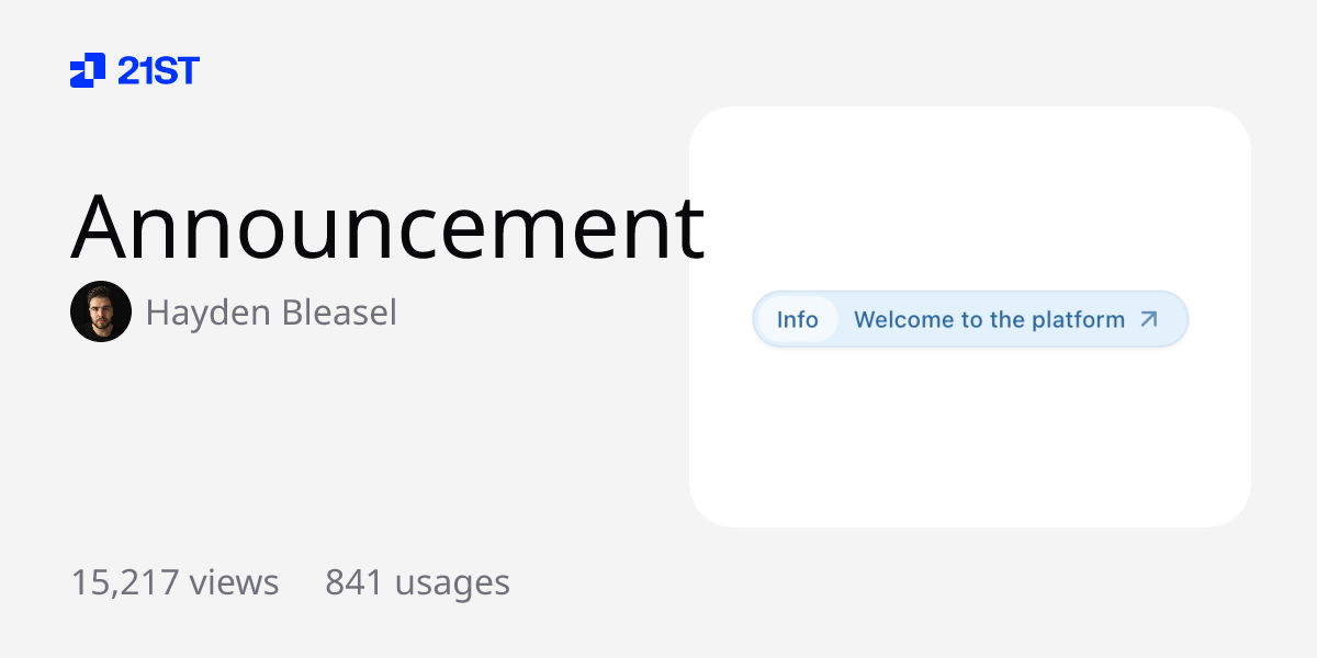 21st.dev - Discover, share, and craft UI components