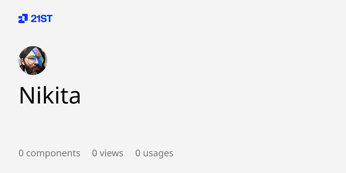Nikita's components and demos | 21st.dev