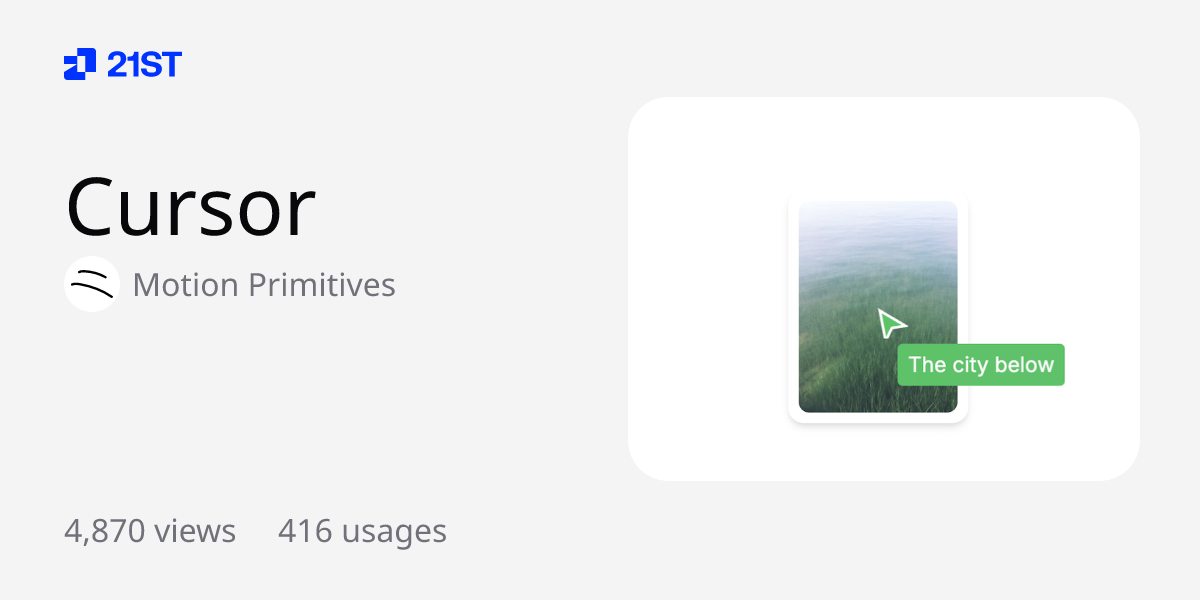 21st.dev - Discover, share, and craft UI components