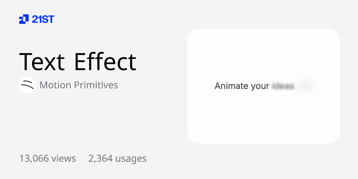 21st.dev - Craft with AI