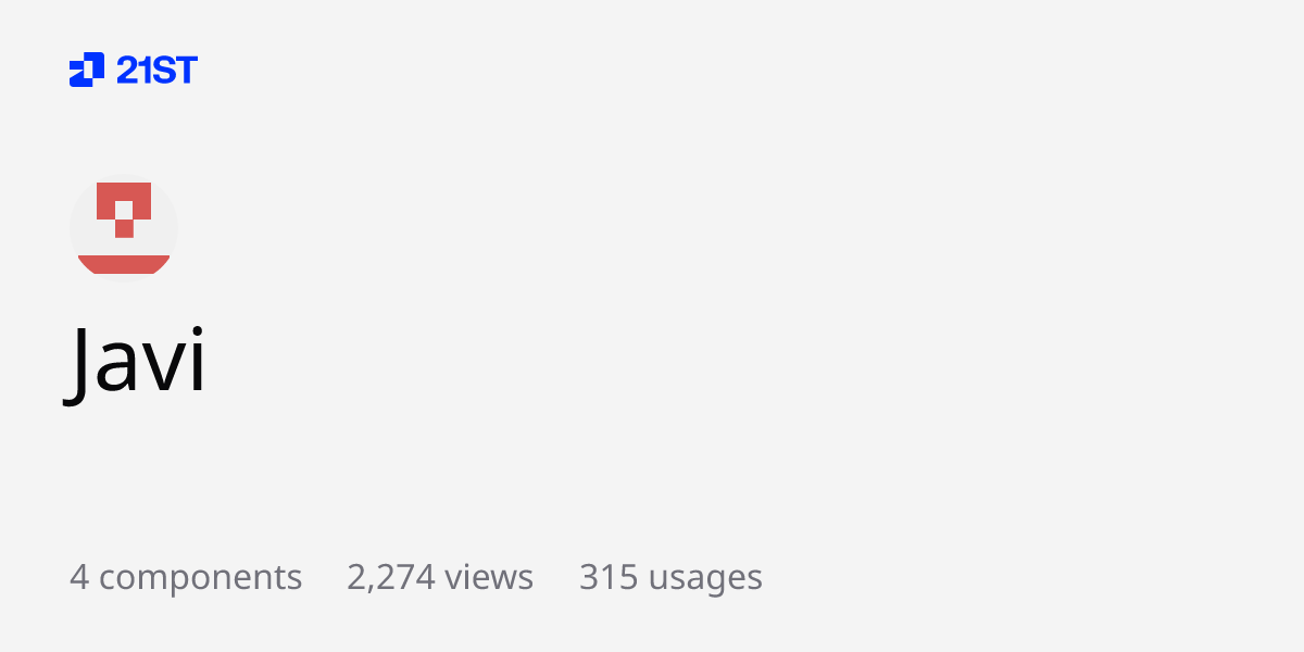 Javi's components and demos | 21st.dev