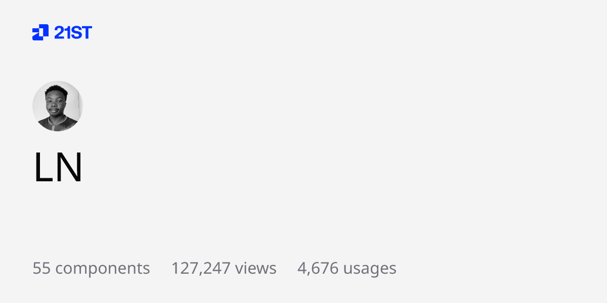 LN's components and demos | 21st.dev