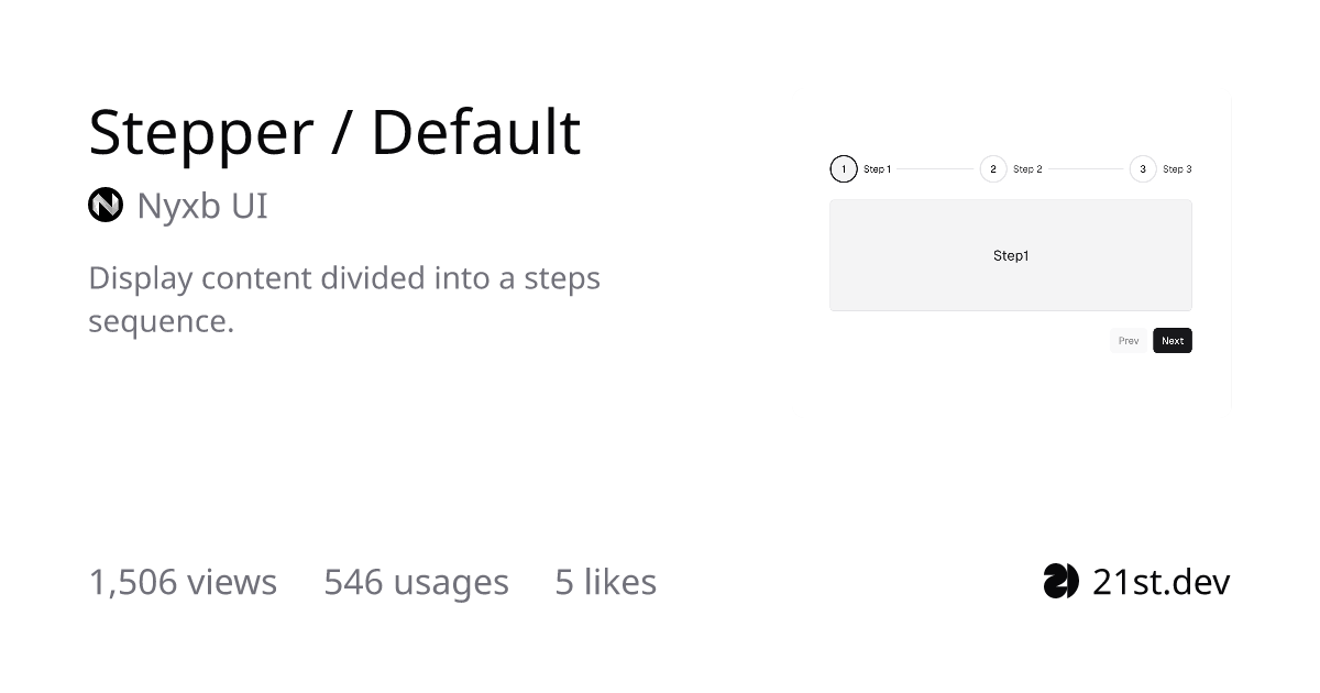 21st.dev - Discover, share, and craft UI components 21st.dev - Discover, share, and craft UI components