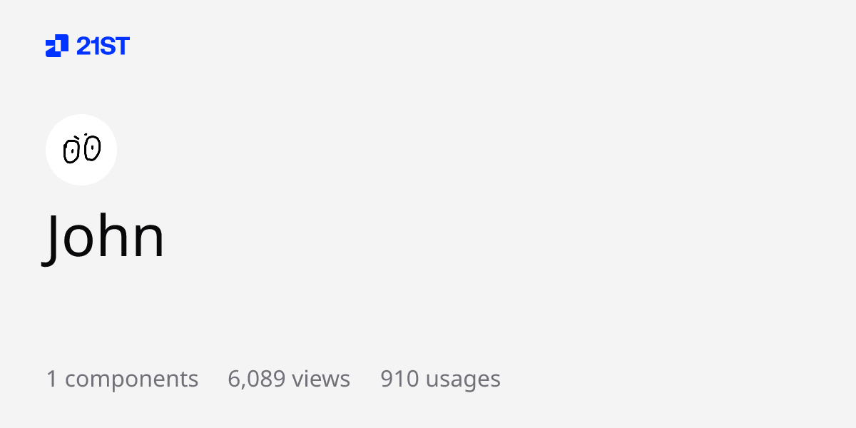 John | 21st.dev - The first vibe-crafting tool | 21st.dev