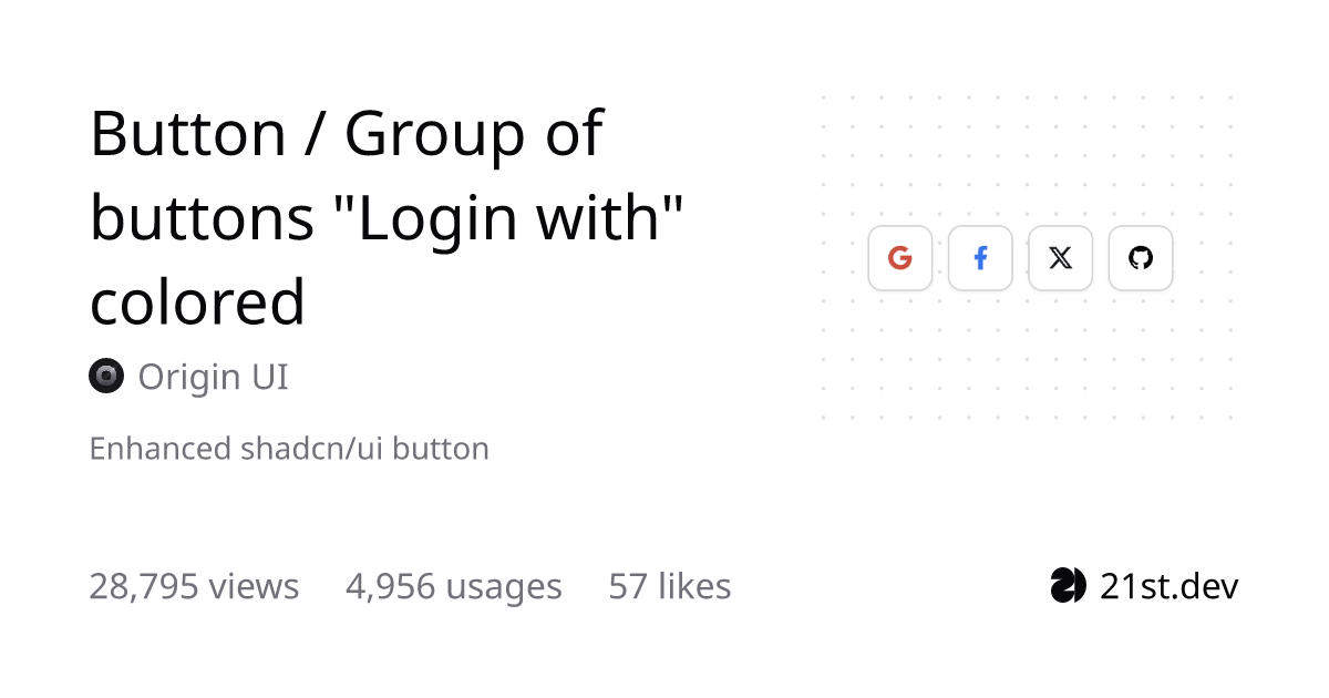 21st.dev - Discover, share, and craft UI components 21st.dev - Discover, share, and craft UI components