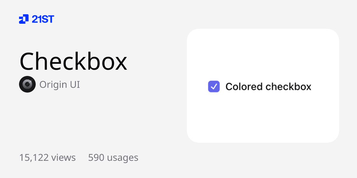 21st.dev - Discover, share, and craft UI components