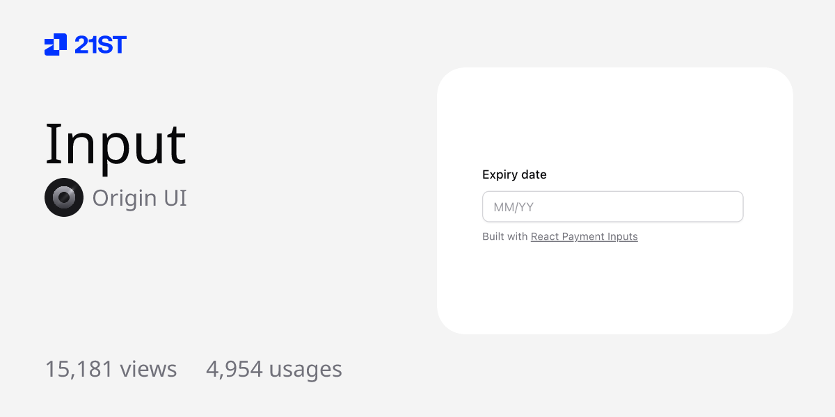 21st.dev - Discover, share, and craft UI components