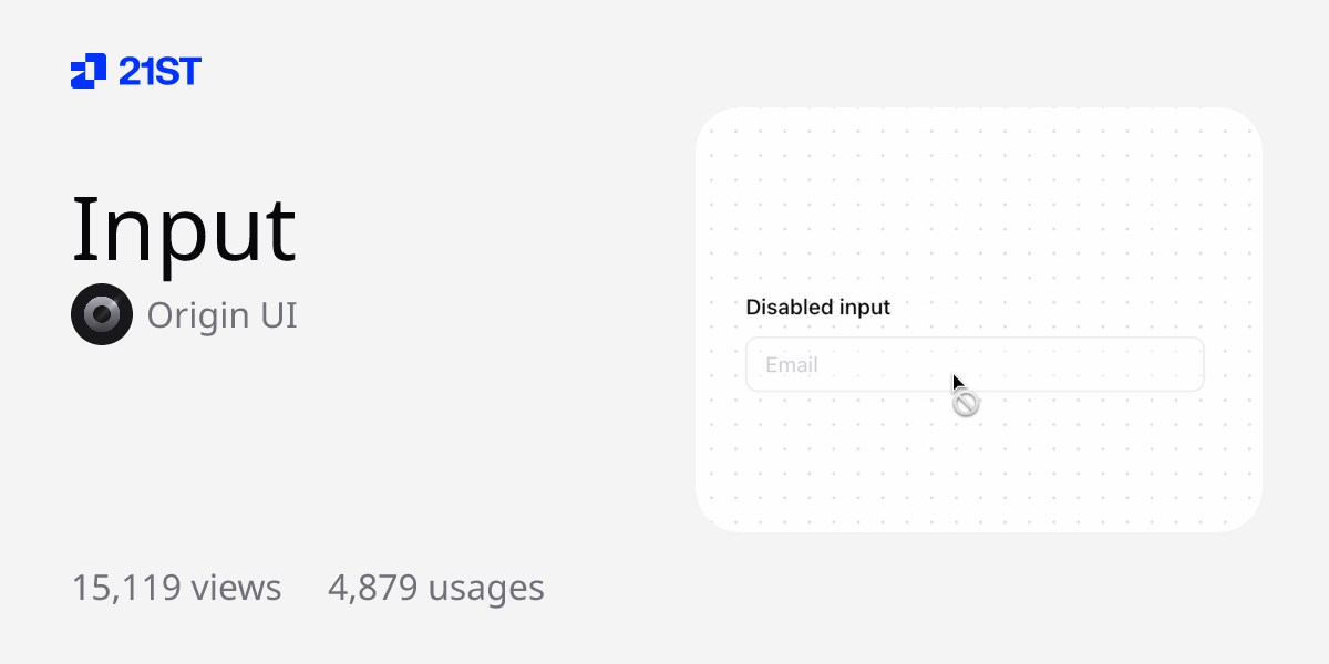 21st.dev - Discover, share, and craft UI components