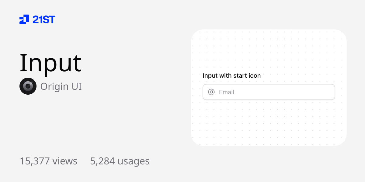 21st.dev - The NPM for Design Engineers