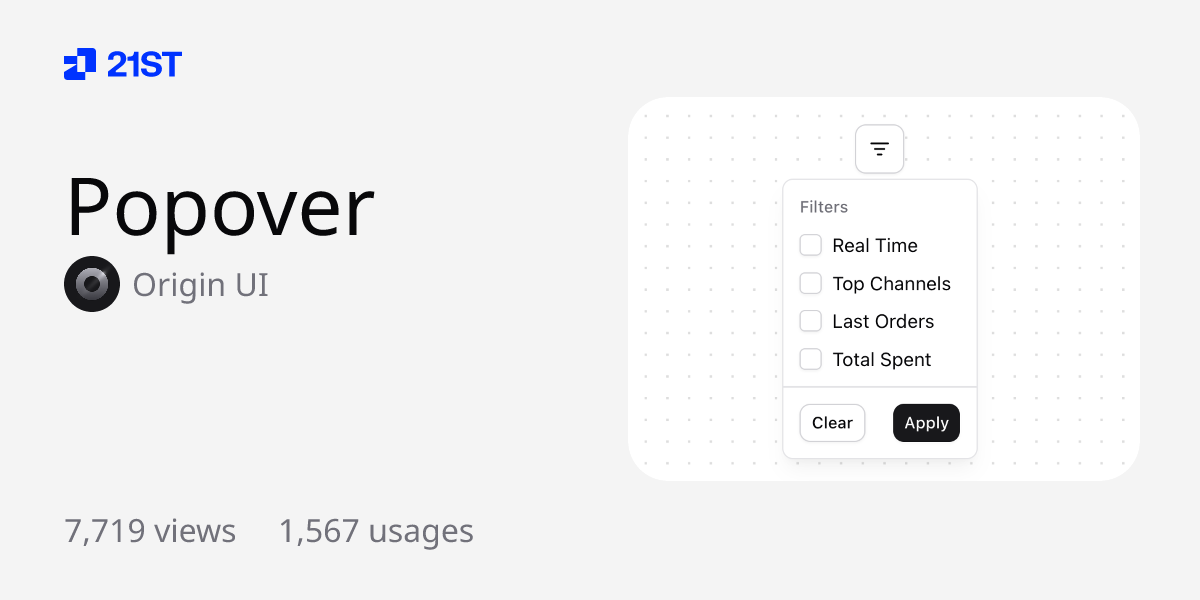 21st.dev - Discover, share, and craft UI components
