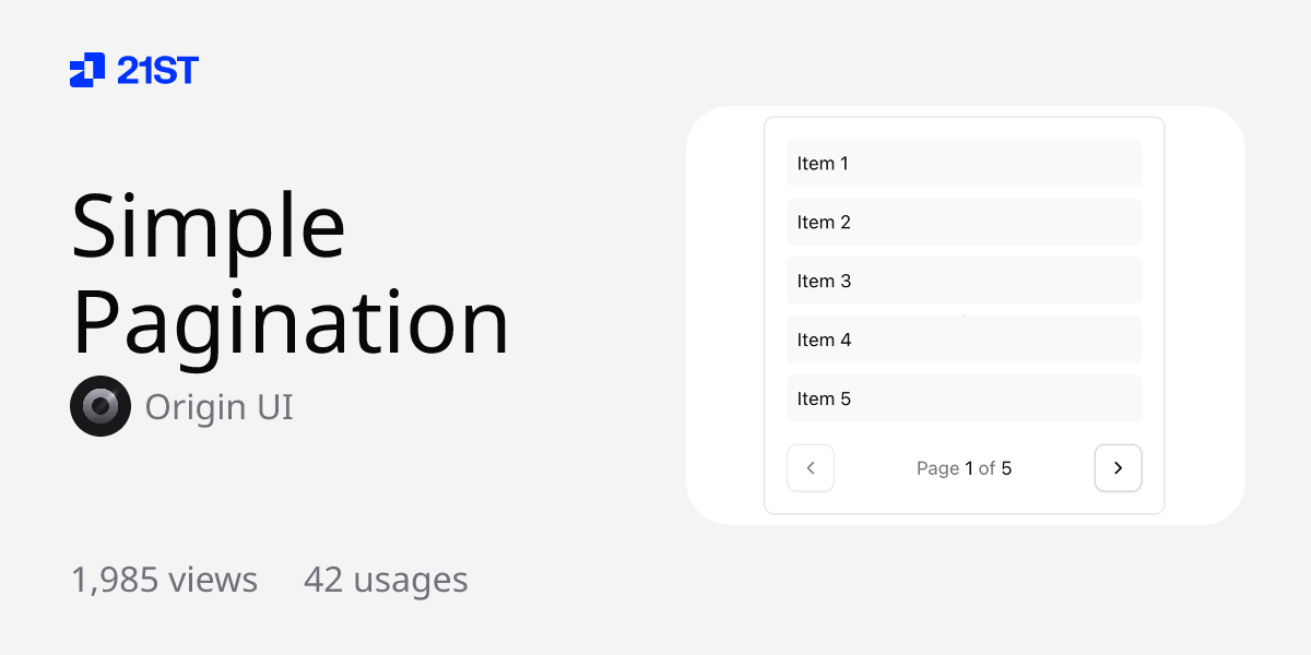 21st.dev - Discover, share, and craft UI components