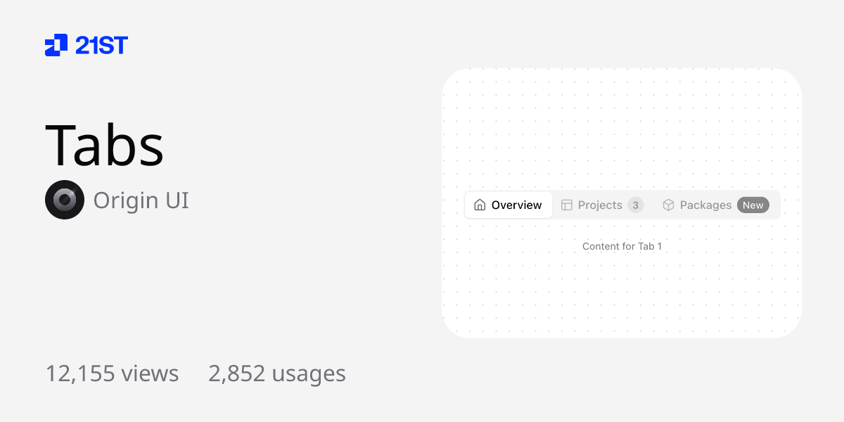 21st.dev - Discover, share, and craft UI components