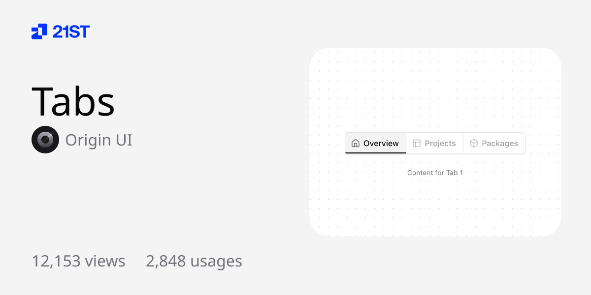 21st.dev - Discover, share, and craft UI components