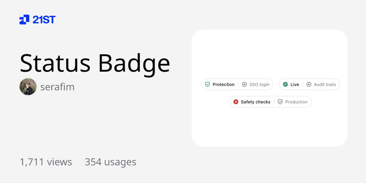 21st.dev - Discover, share, and craft UI components