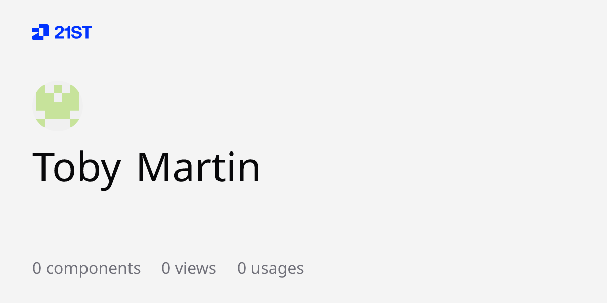 Toby | 21st.dev - Craft with AI | 21st.dev