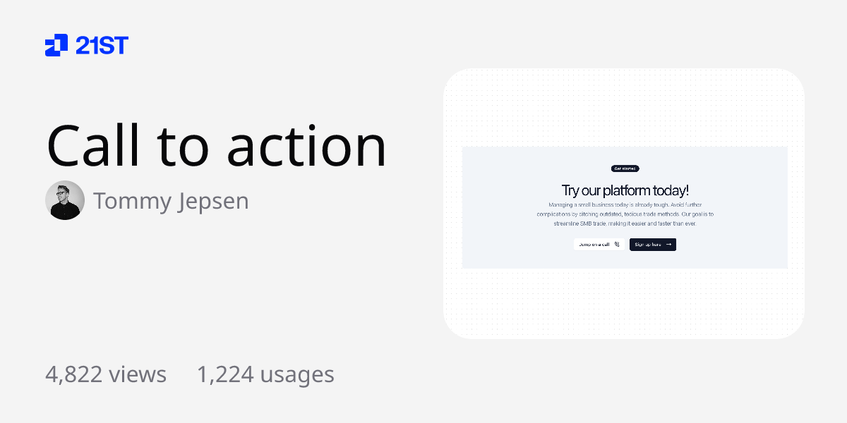 21st.dev - Discover, share, and craft UI components