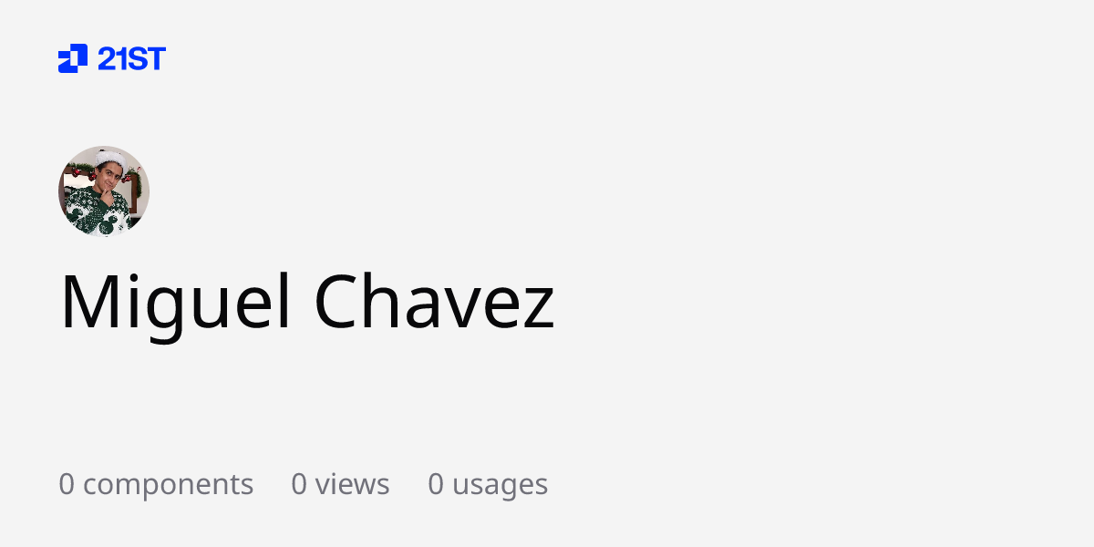 Miguel Chavez | 21st.dev - The first vibe-crafting tool | 21st.dev