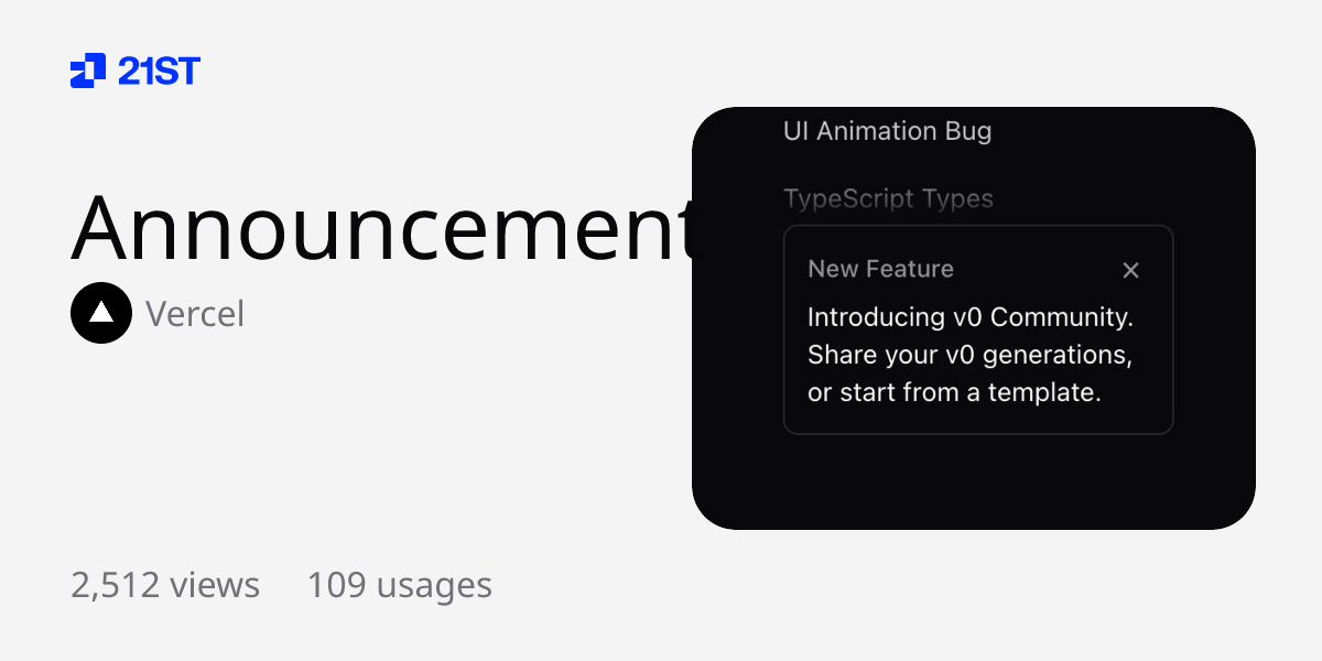 21st.dev: The first vibe-crafting tool